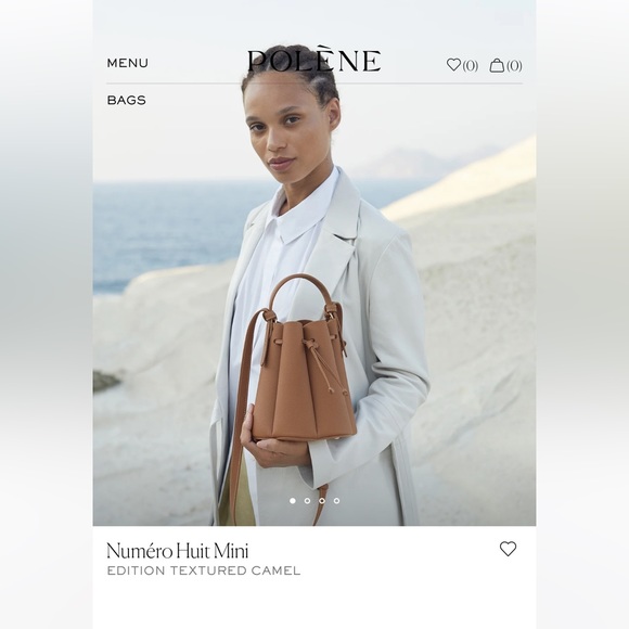 Polene | Bags | Polene Numero Huit Mini Bag Camel Brown | Poshmark